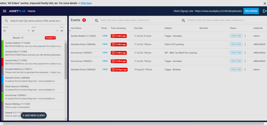 Assetplus Partner Dashboard - pulakb.com
