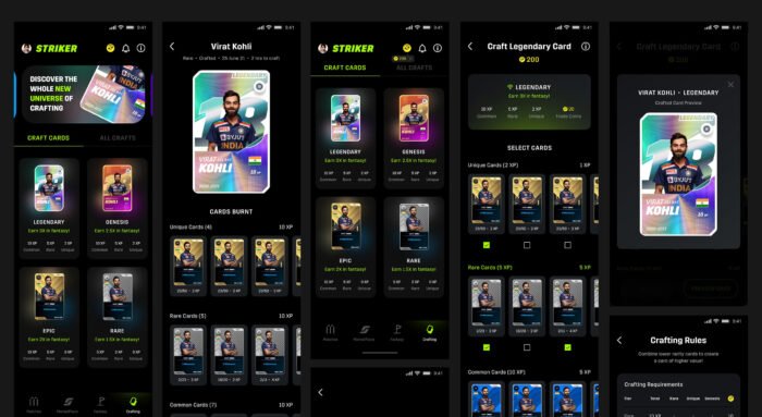 Striker App UI Design - pulakb.com