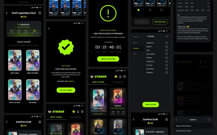 Striker App UI Design - pulakb.com