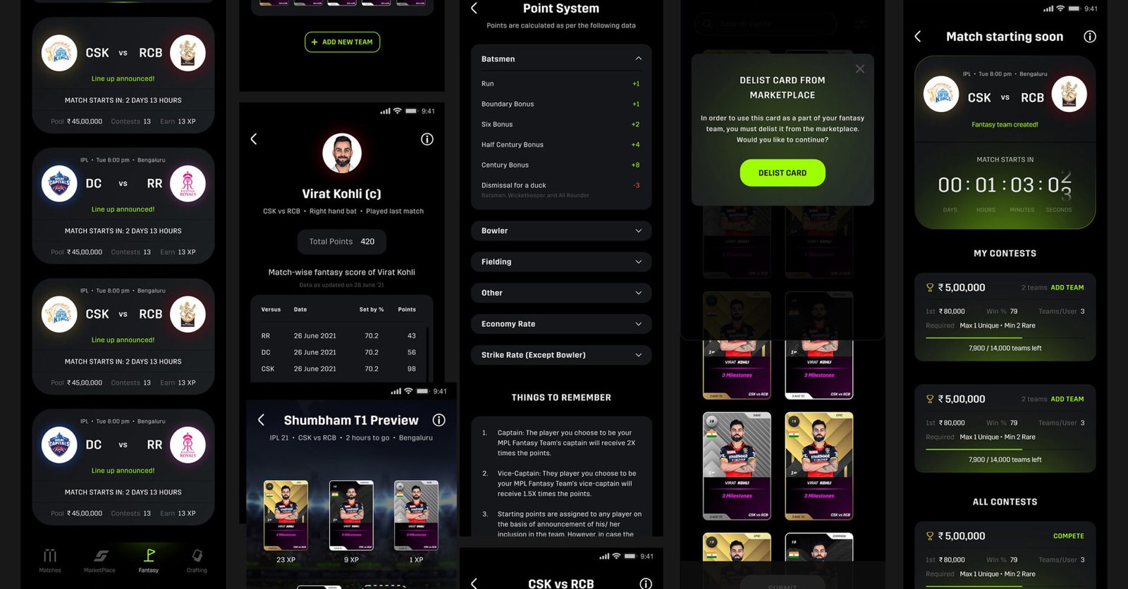 Striker App UI Design - pulakb.com