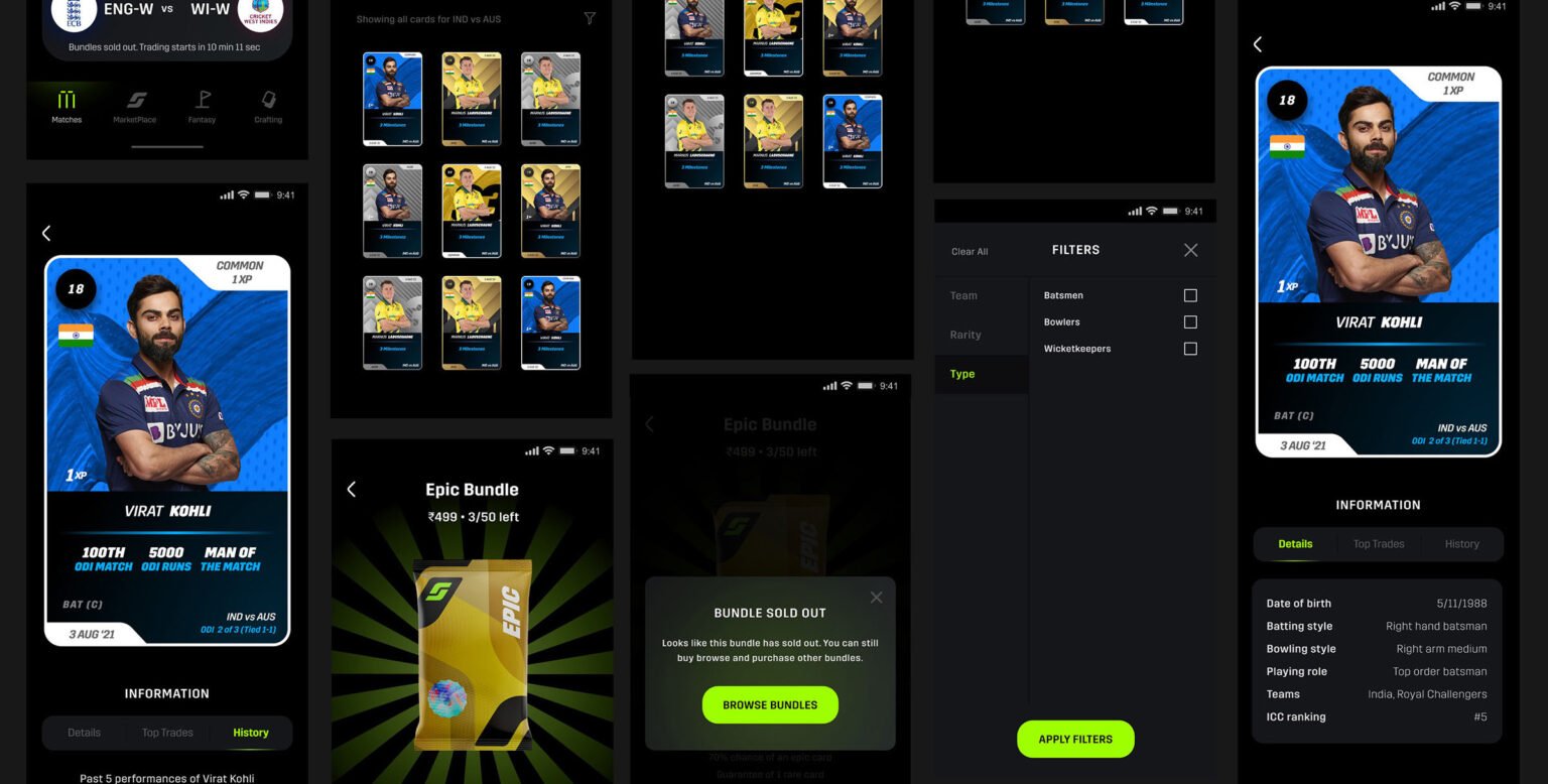 Striker App UI Design - pulakb.com