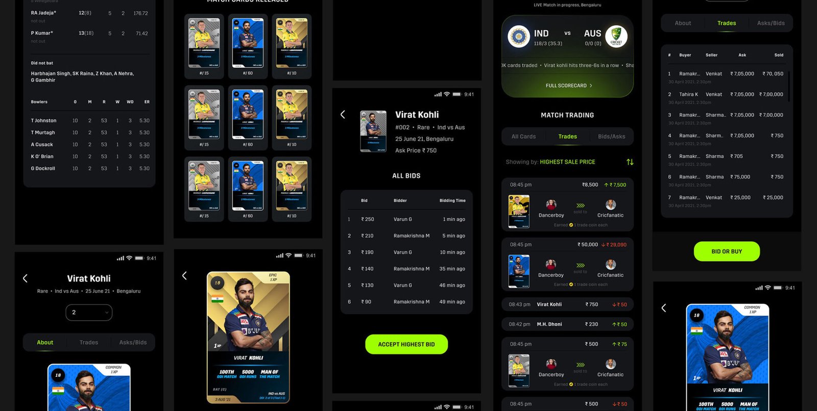 Striker App UI Design - pulakb.com